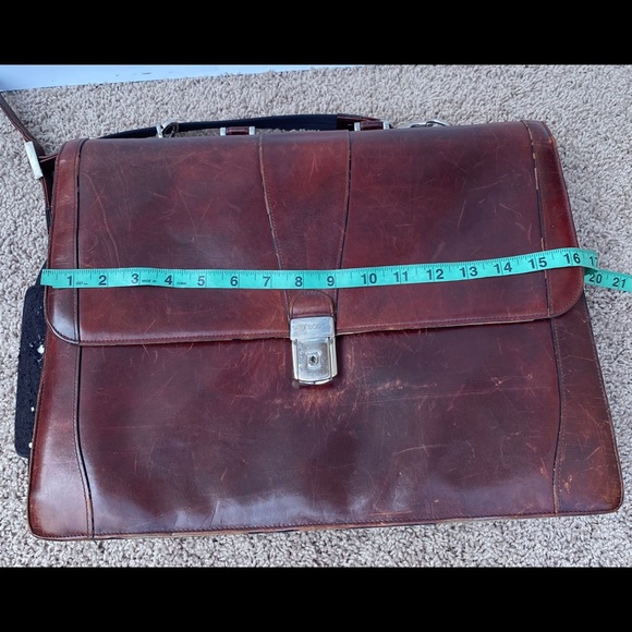 Bosca | Bags | Bosca Leather Professional Business Briefcase Bag | Poshmark